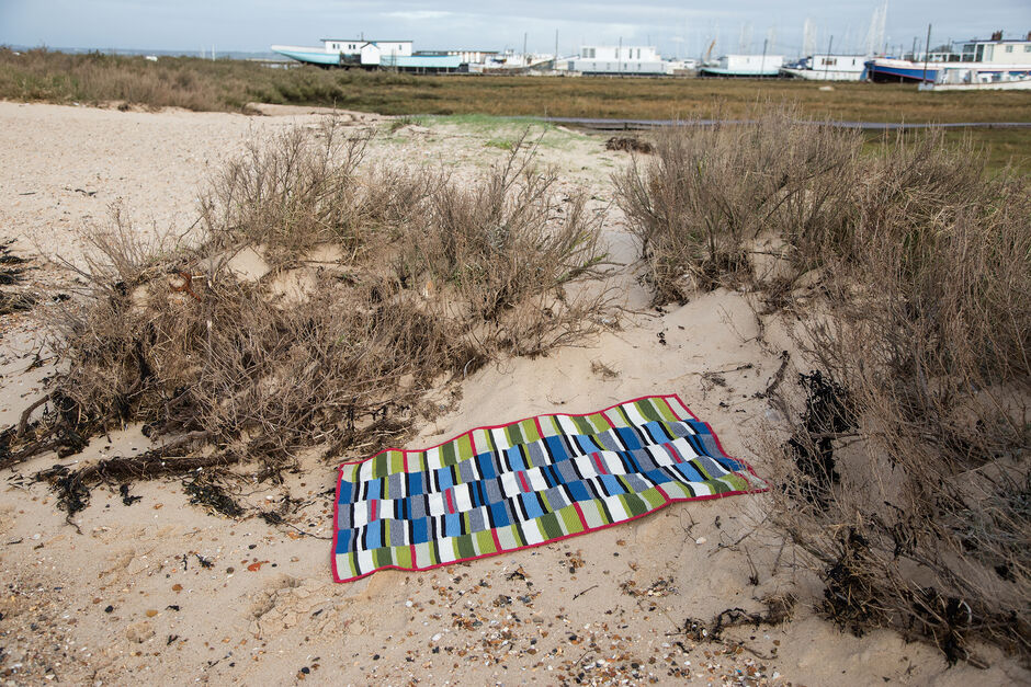 Beach Stripes Blanket | Homewares Knitting Pattern | Rowan