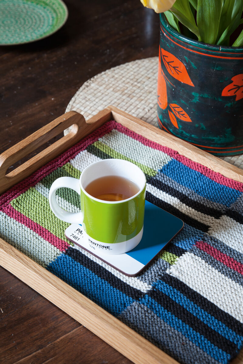 Beach Stripes Mat | Homewares Knitting Pattern | Rowan
