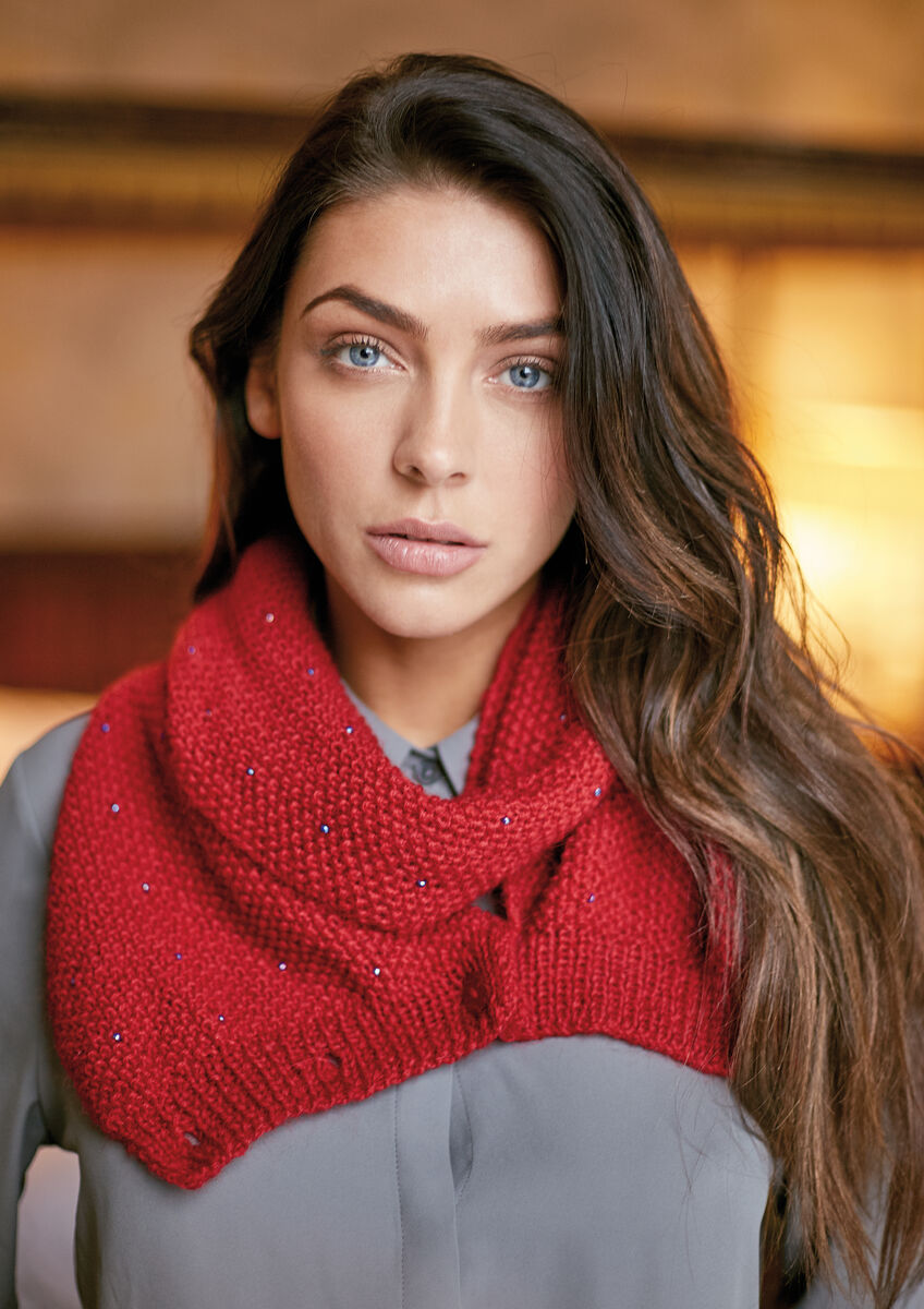 Veiled Scarf | Women's Knitting Pattern | Rowan